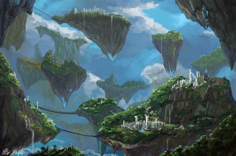 image result for floating islands what keeps them floating dandd