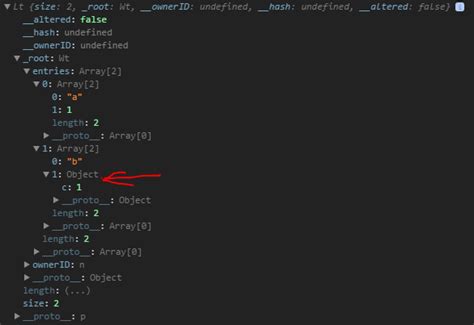 javascript stuck in immutable js setin method stack overflow