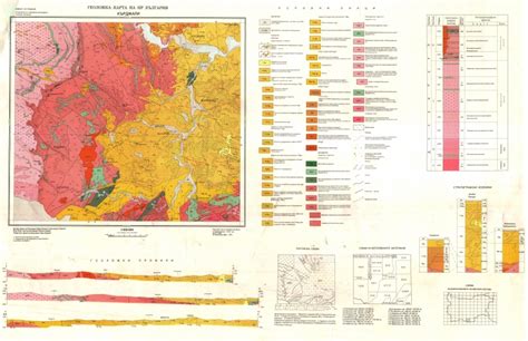 геоложка карта българия Gugl Mapa