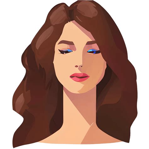 Highly Detailed Hyper Realistic Woman With Brown Hair Using A