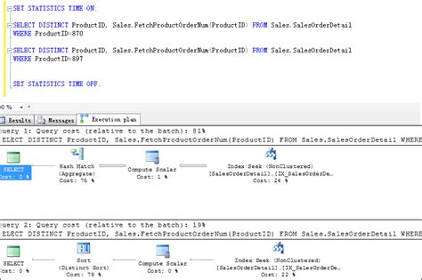 sql server中用户定义标量函数（scalar user defined function）的性能问题 潇湘隐者 博客园