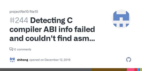 detecting c compiler abi info failed and couldn t find asm compiler
