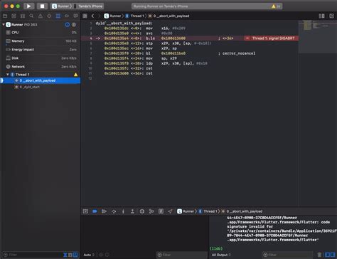 ios can t run flutter app on physical apple devices stack overflow