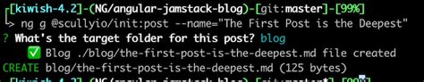 how to create an angular jamstack blog scully and netlify