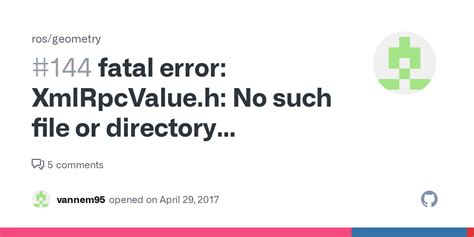 fatal error xmlrpcvalue h no such file or directory compilation