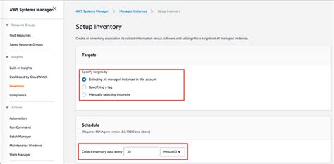 using aws systems manager inventory with tags aws cloud operations