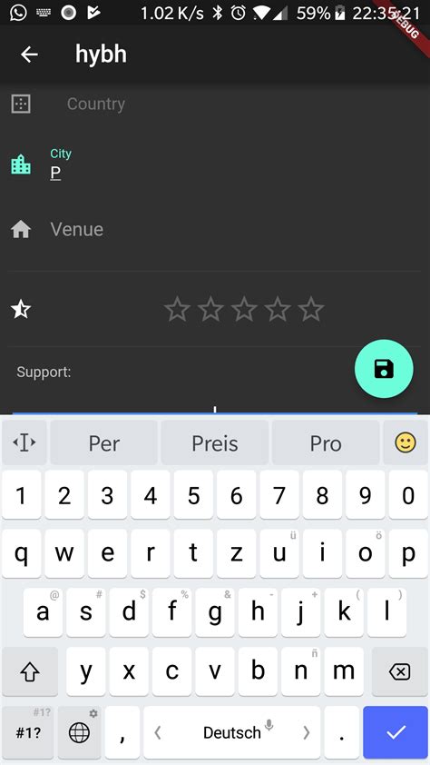 the suggestions appear in overlay which is covered by software keyboard