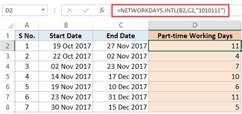 how to calculate the number of days between two dates in excel