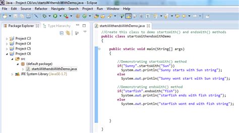 selenium by arun 135 using startswith and endswith methods