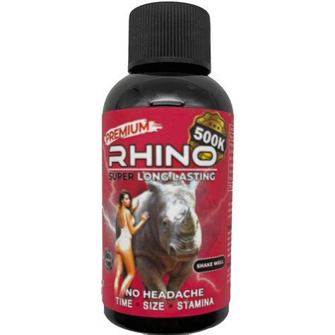 Rhino 500k Premium Sexual Enhancement Drink Bottle Rhino Platinum 7