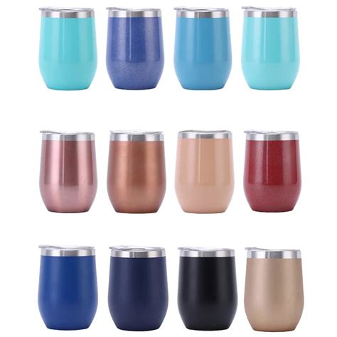 Thermos Cups Stainless Steel U Shaped Potbelly Eggshell Cup Red Wine