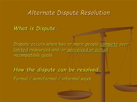 Ppt Alternate Dispute Resolution Powerpoint Presentation Free