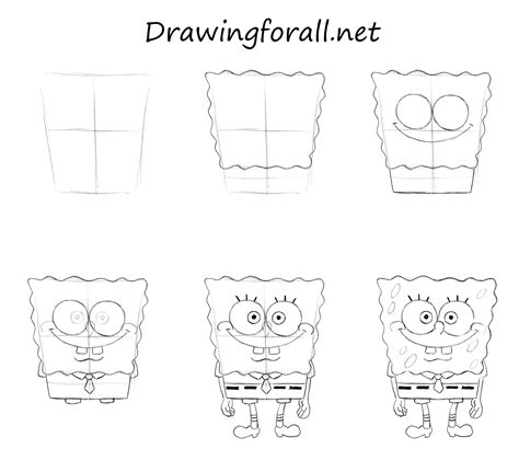 How To Draw Spongebob Squarepants Dibujo Paso A Paso Dibujos De Bob
