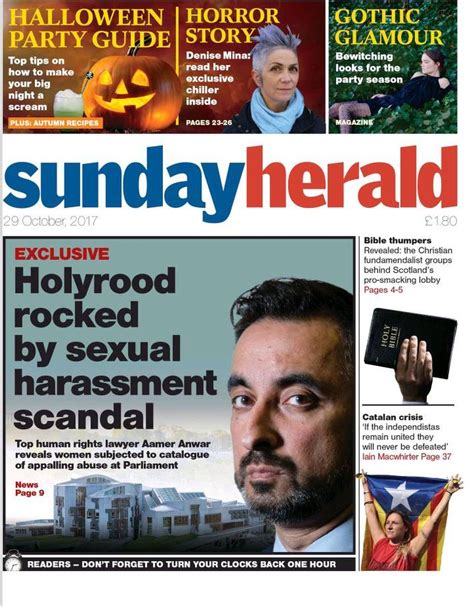 Scotlands Papers Holyroods Sexual Harassment Scandal Bbc News