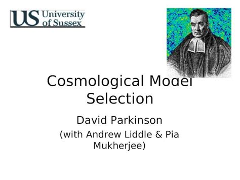 Ppt Cosmological Model Selection Dokumen Tips