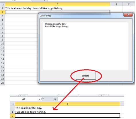 vba edit long string comfortable in excel stack overflow