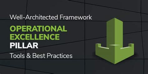 operational excellence pillar of the aws well architected framework