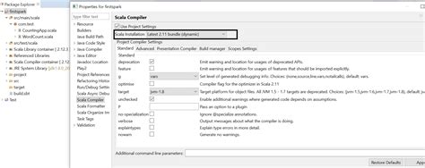 scala ide error could not find or load main class org test spark