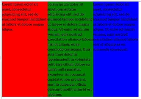 css equal height columns design corral