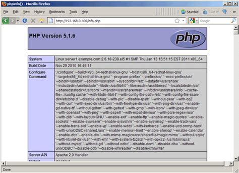 installing apache2 with php5 and mysql support on centos 5 6 lamp