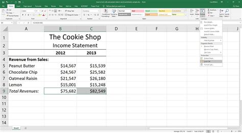 how to lock formula in excel 2016