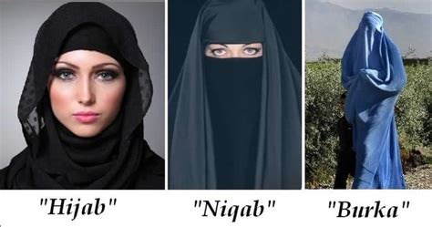 Ide 54 Hijab Niqab Burqa Difference