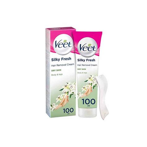 Veet Silky Fresh Hair Removal Cream For Dry Skin 100ml – Beauty Mind Ll