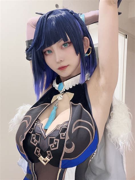 コスプレイヤー・彩華 『原神』 夜蘭 セクシーさ意識したアイメーク＆ポージングで驚きのハイクオリティー【コスプレ図鑑】― スポニチ