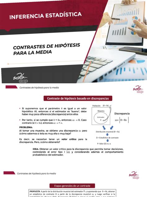 Clase Contrastes De Hipotesis Para La Media Pdf Valor P Prueba
