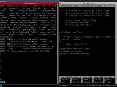 error after editing i3 config newbie corner arch linux forums