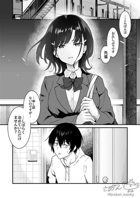 ヤラせてくれる居候の後輩 何考えてるか不明で怪しい（1 5） さるぢえ さんのマンガ ツイコミ 仮
