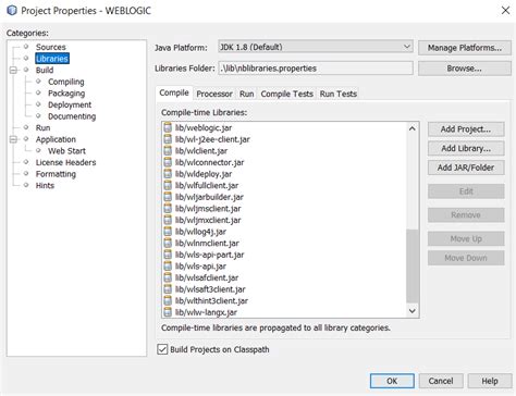 running a simple wlst embebbed java from netbeans connecting with