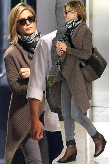 Jennifer Aniston Cosy Waterfall Cardigan Jennifer Aniston Style