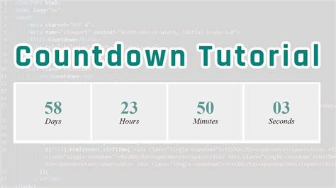 how to create countdown timer in jquery how to use countdown jquery