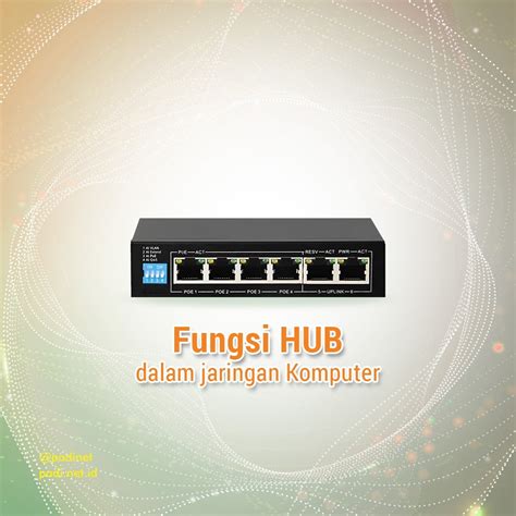 Pengertian Cara Kerja Dan Fungsi Hub Dalam Jaringan