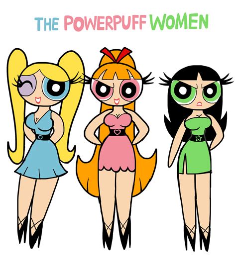The Powerpuff Women Ppg As Adults By Kareena08 On Deviantart