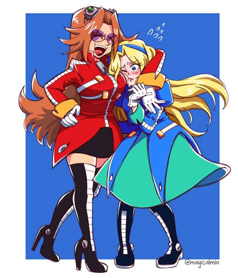 Safebooru 2girls D Black Skirt Blonde Hair Blue Coat Blue Eyes