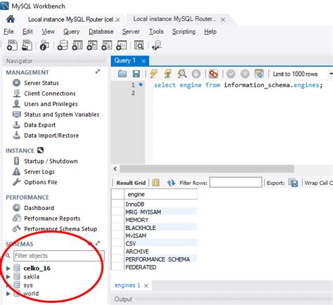mysql why isn t information schema not displayed in the mysql