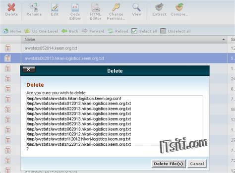 how to clear deleted domains from hostgator awstat web traffic cpanel