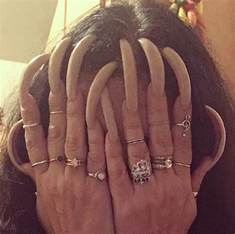 Pin By Jacob Thornber On Get Your Nails On Long Nails Curved