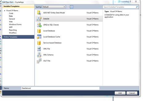 bind crystal reports with dataset or datatable codeproject