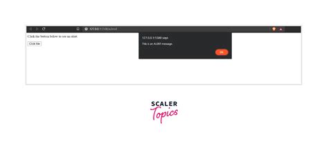alert in javascript scaler topics