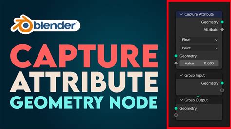 how to use capture attribute in geometry nodes blender 3 youtube