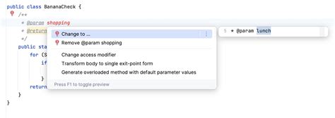 javadoc intellij idea ドキュメント