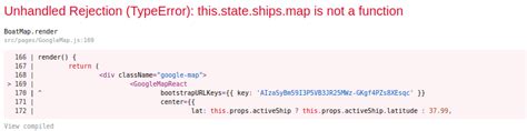 javascript reactjs how to resolve typeerror variable map is not a