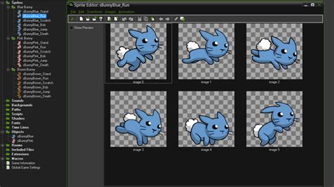 bunny rabbit sprite pack by doodlestuff gamemaker marketplace