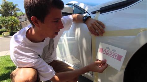 How To Install A Vinyl Decal Youtube