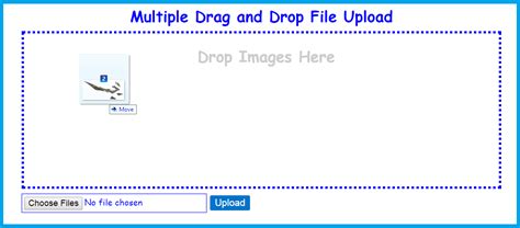 multiple file and drop upload free source code projects and tutorials