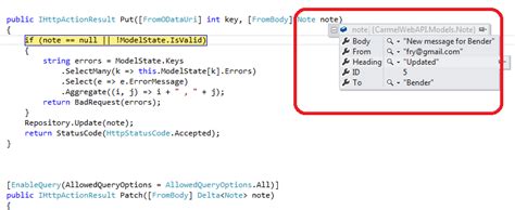 the asp mvc club how to send an put request to a