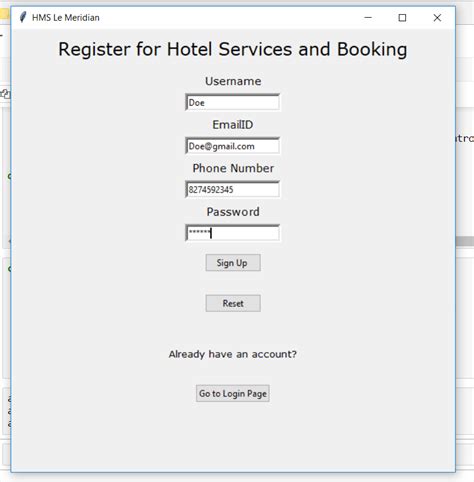 github francis xavier hotel management system gui simple gui using
